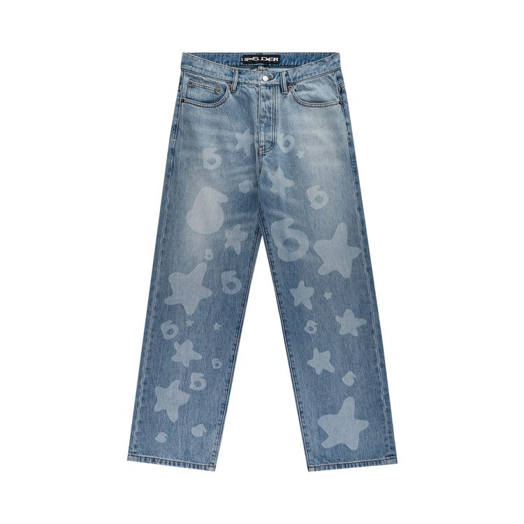 Buy Sp5der Beluga Denim 'Light Blue Wash' - PT004SS25LBW | GOAT