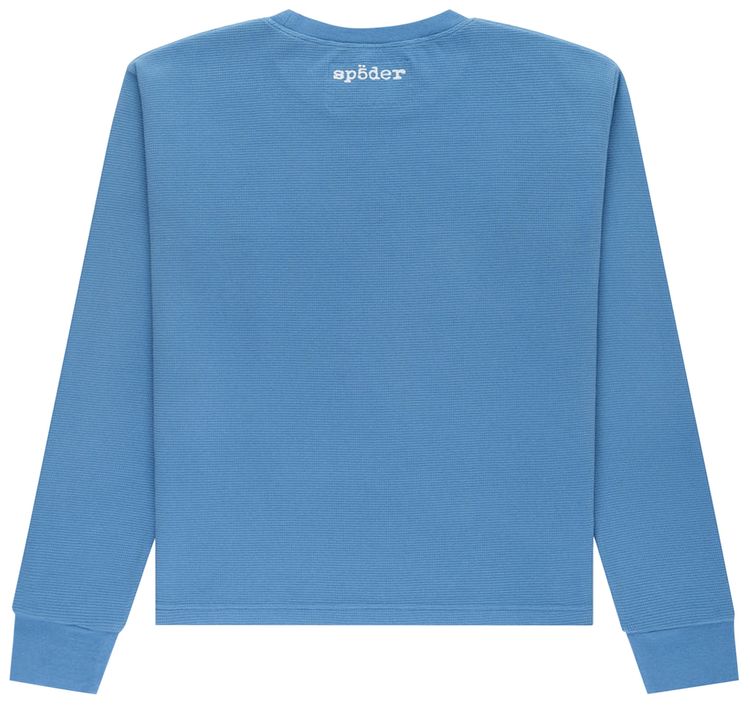 Buy Sp5der Beckham Thermal 'Dusty Blue' - KN001SS25DBL | GOAT