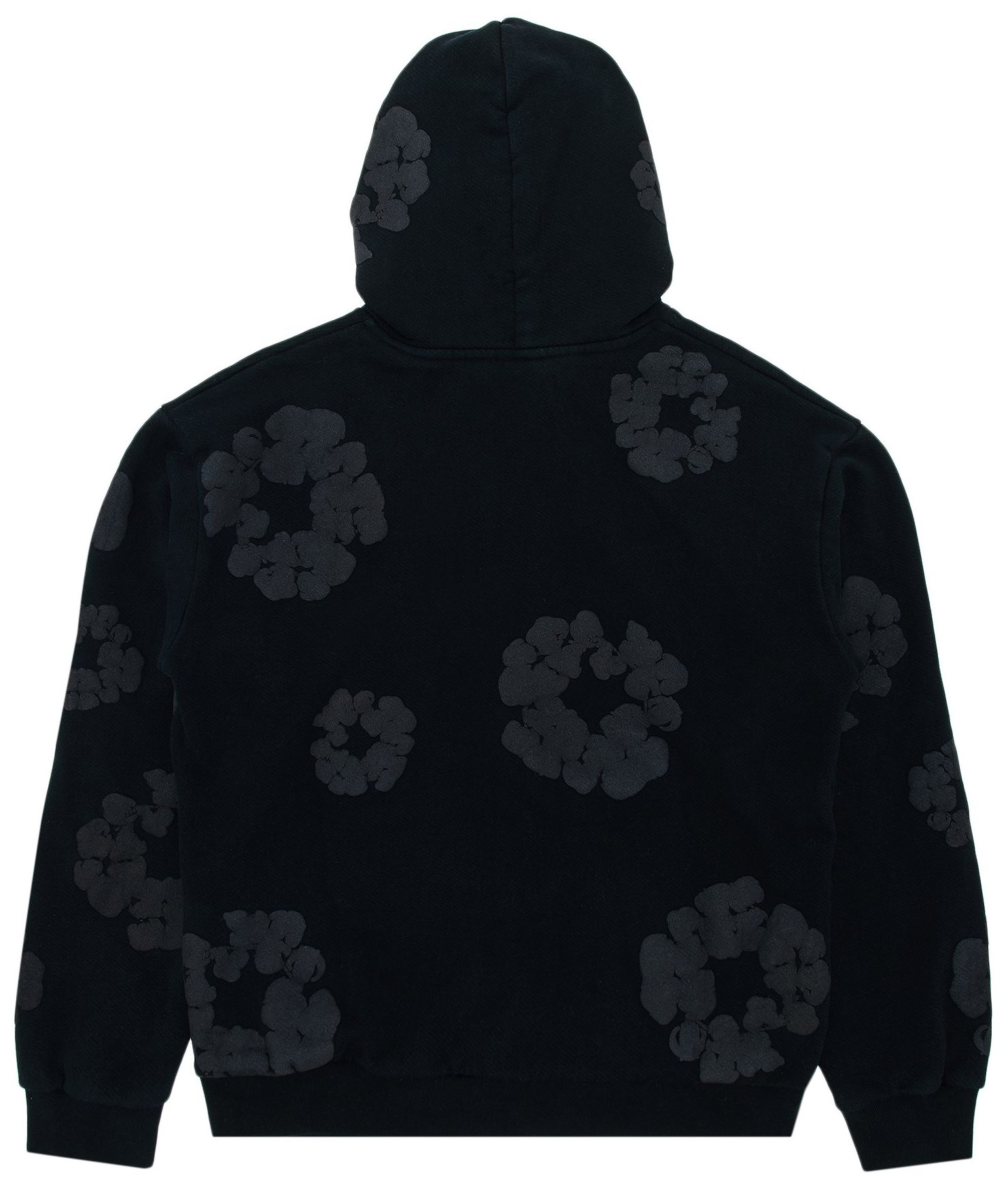 Buy Denim Tears Cotton Wreath Hooded Sweatshirt 'Black Monochrome ...