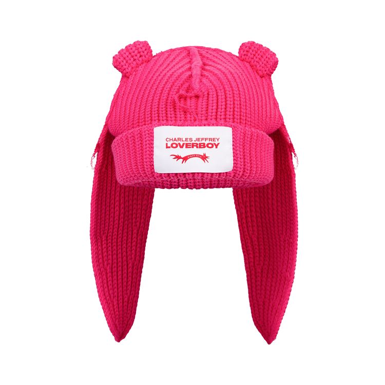 Buy Charles Jeffrey Loverboy Chunky Rabbit Beanie 'Pink' - 54130404 | GOAT