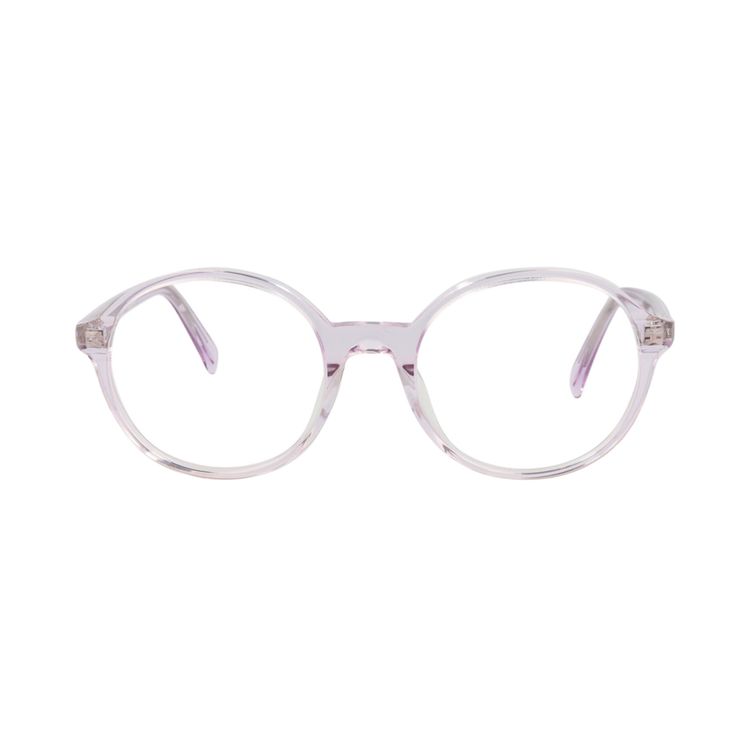 Buy CELINE Round Optical Glasses 'Lilac/Transparent' - CL50092I 078 | GOAT