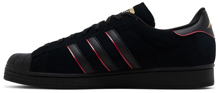 Buy Felipe Gustavo x adidas Superstar ADV 'Black Scarlet' - JR7831 | GOAT