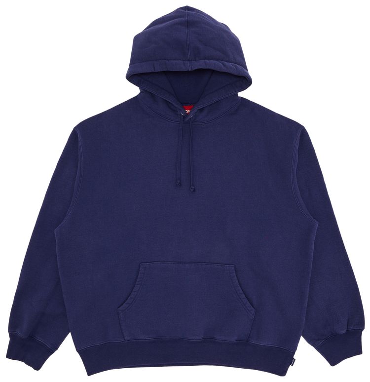 Buy Supreme Frayed Hooded Sweatshirt 'Washed Navy' - SS25SW41 WASHED ...