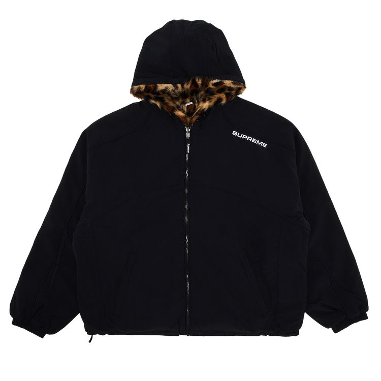 Buy Supreme Faux Fur Reversible Hooded Track Jacket 'Black' - SS25J67 ...