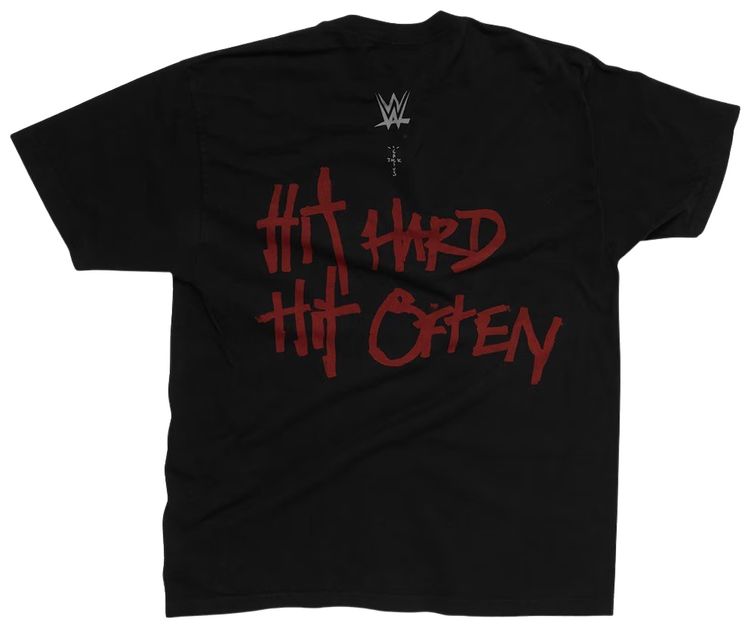 Buy Cactus Jack by Travis Scott x WWE OTC T-Shirt Roman Reigns 'Black ...