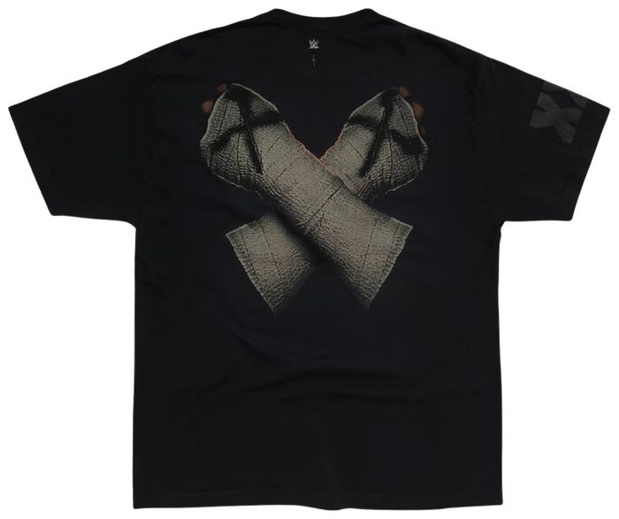 Buy Cactus Jack by Travis Scott x WWE Straight Edge T-Shirt CM Punk ...