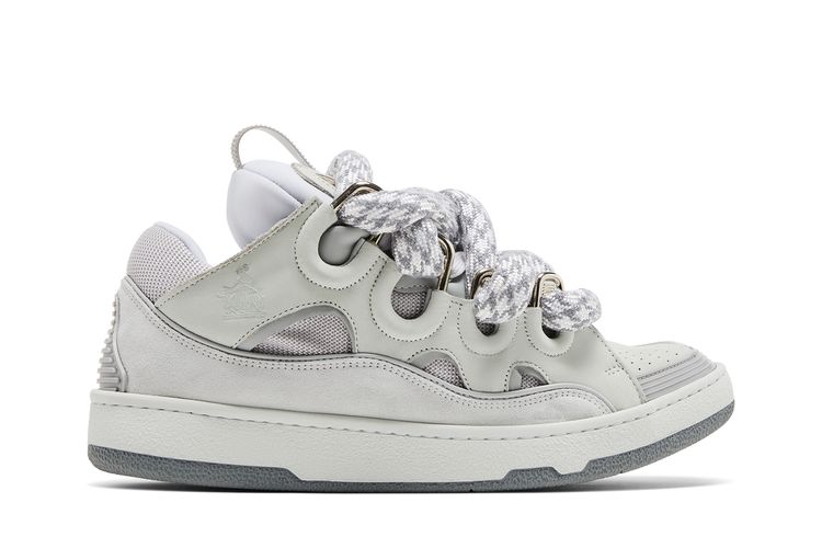 Buy Lanvin Curb Sneakers 'Snake Laces - White Grey' - FM SKRK11 DRCO ...