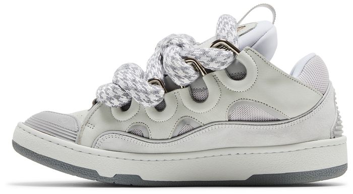Buy Lanvin Curb Sneakers 'Snake Laces - White Grey' - FM SKRK11 DRCO ...