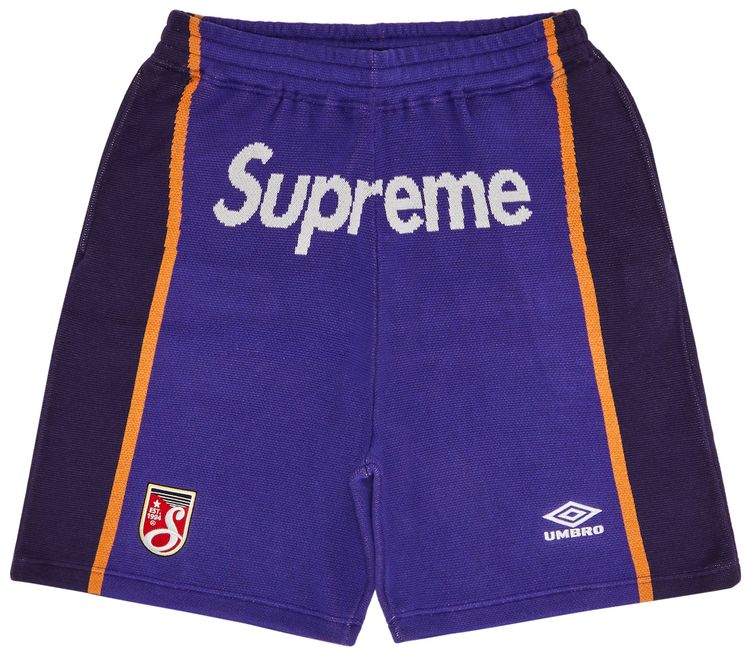 Achetez des Supreme x Umbro Knit Soccer Short 'Purple' - SS25SH24 ...
