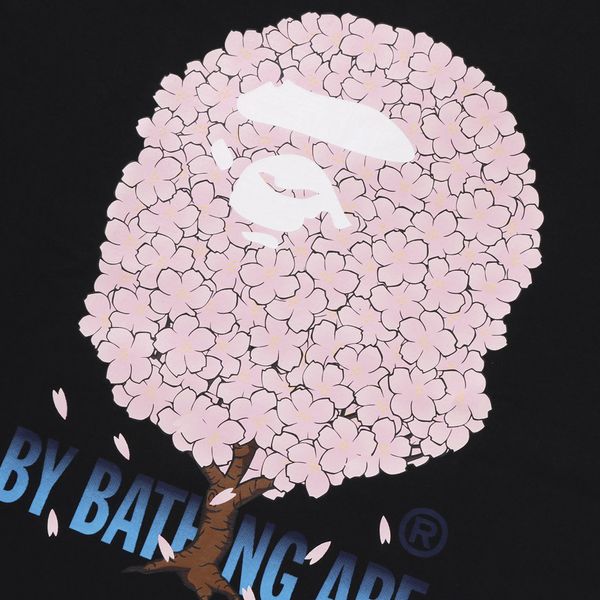 Buy BAPE Sakura By Bathing Ape Tee #1 'Black' - 1L20 110 018 BLACK | GOAT