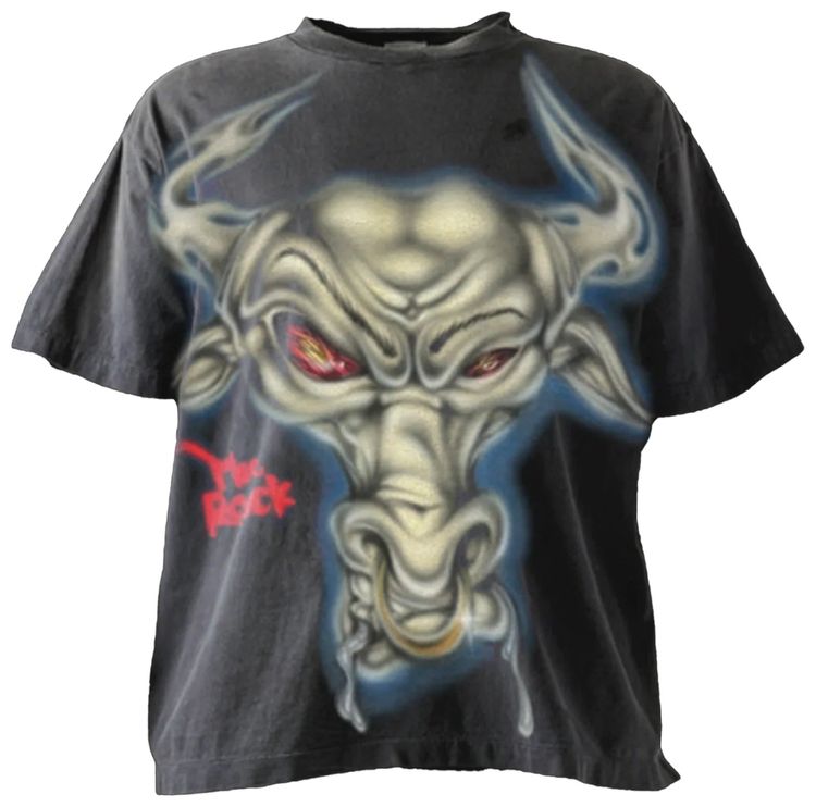 Buy Hellstar x WWE Brahma Bull T-Shirt 'Black' - HSWMTEE7 BLK | GOAT