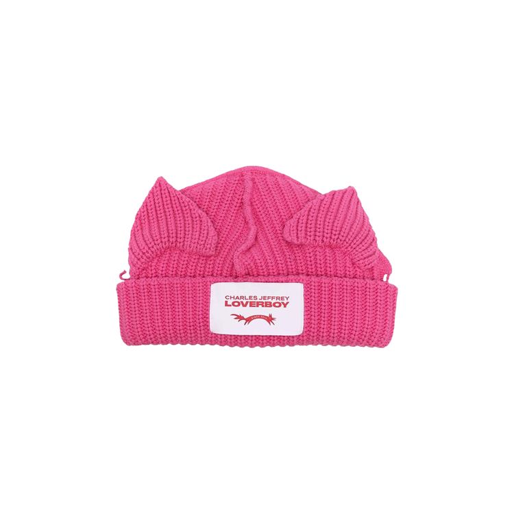 Buy Charles Jeffrey Loverboy Chunky Ears Beanie 'Pink' - 54130305 | GOAT