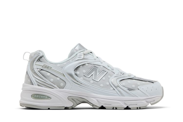 Buy New Balance 530 'White Silver Metallic Polka Dots' - U530HFW | GOAT