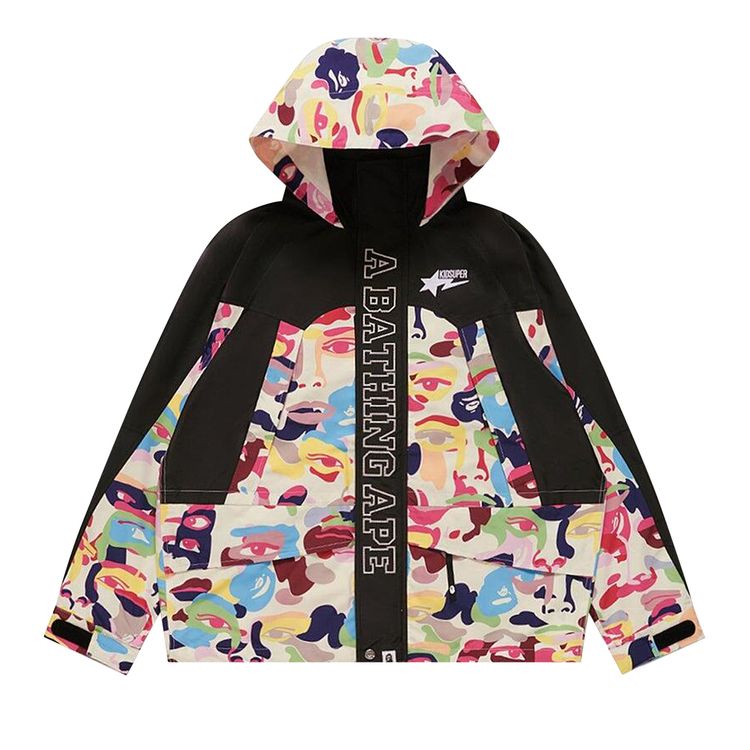 Buy BAPE x KidSuper Camo Snowboard Jacket 'Multicolor' - 1L23 140 903 ...
