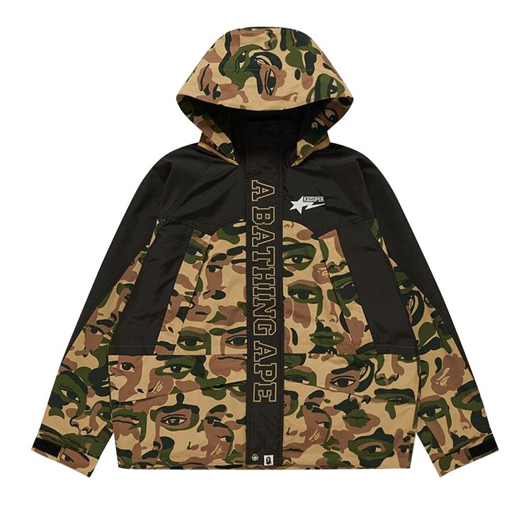 Buy BAPE x KidSuper Camo Snowboard Jacket 'Green' - 1L23 140 903 GREEN ...