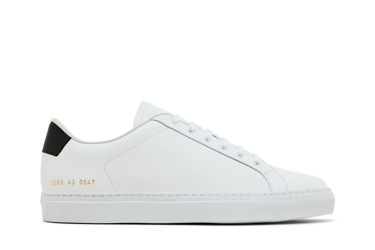 Buy Common Projects Retro Low 'White Black' - 2389 0547 | GOAT
