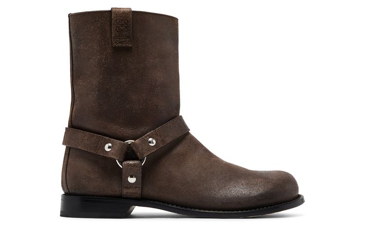 Buy Loewe Campo Biker Boot 'Dark Brown' - M816285XBA 3110 | GOAT