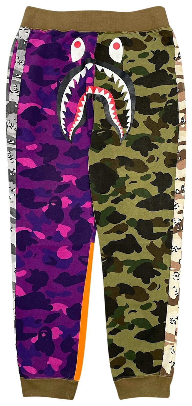 Buy BAPE Crazy Camo Sweatpants 'Multicolor' - 001PTH301015X | GOAT