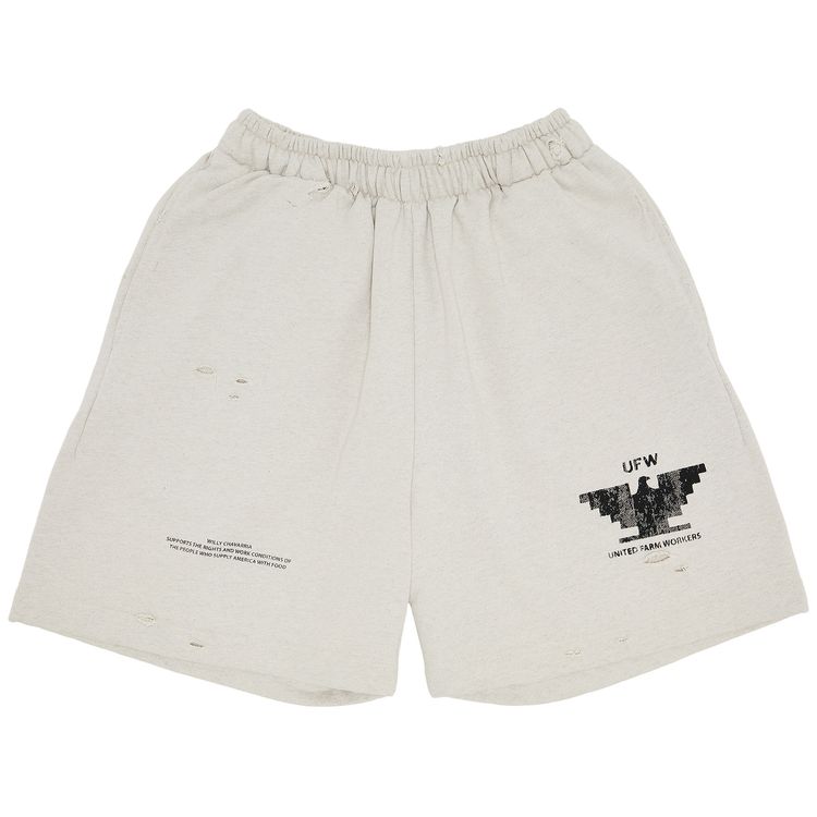 Buy Willy Chavarria UFW Sweatshort 'Heather Grey' - WCJSY0068 008 HEAT ...
