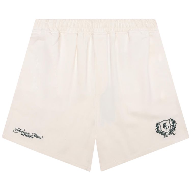 Buy Represent Clo Crest Short 'Antique White' - MLM71019 31 | GOAT