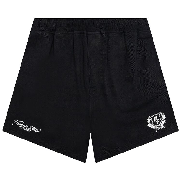 Buy Represent Clo Crest Short 'Jet Black' - MLM71019 01 | GOAT