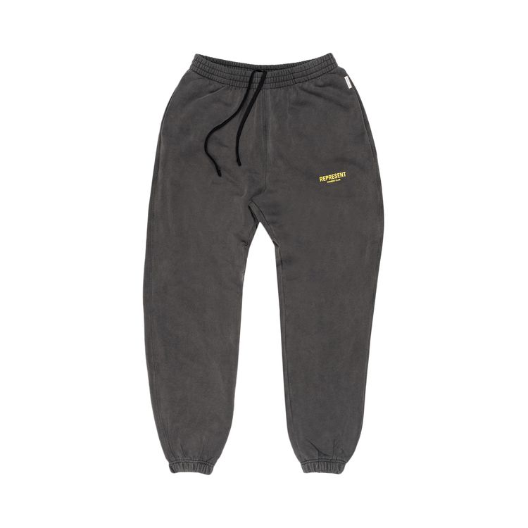 Buy Represent Clo Represent Owners Club Sweatpant 'Vintage Grey/Yellow ...