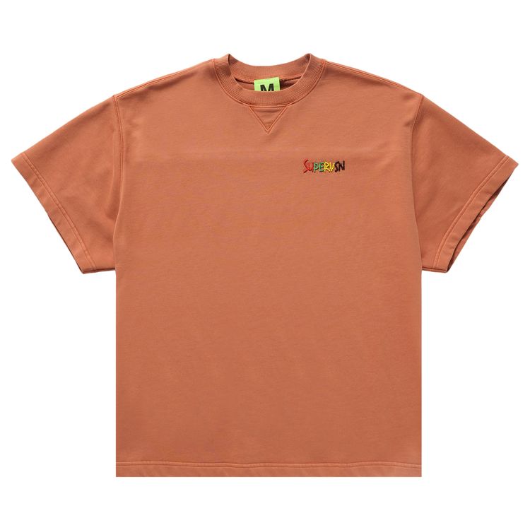 Buy Supervsn Slauson Beaded Tee 'Yam' - 12A10015 YAM | GOAT
