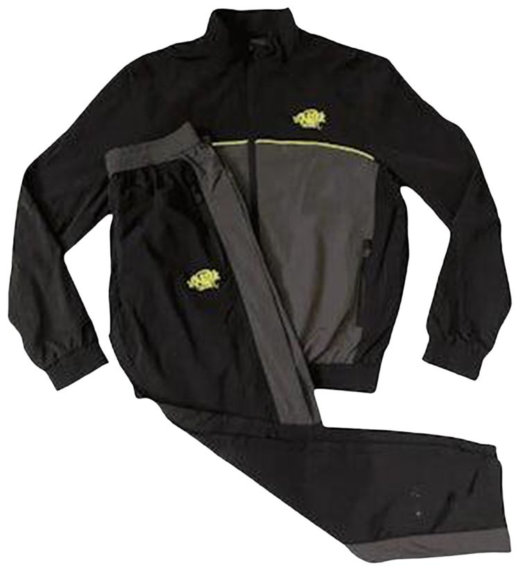 Buy Syna World Syna Logo Shell Tracksuit 'Black/Grey/Yellow' - 11983 ...