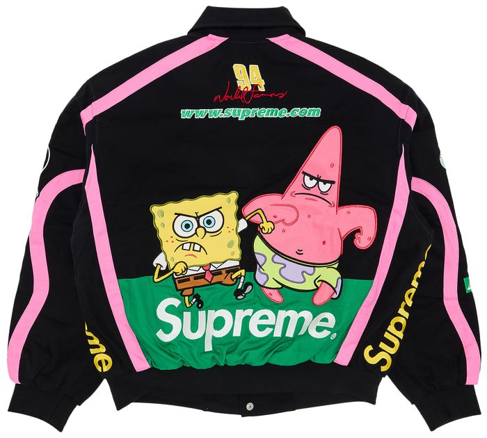 Buy Supreme x Spongebob Squarepants x Jeff Hamilton Racing Jacket ...