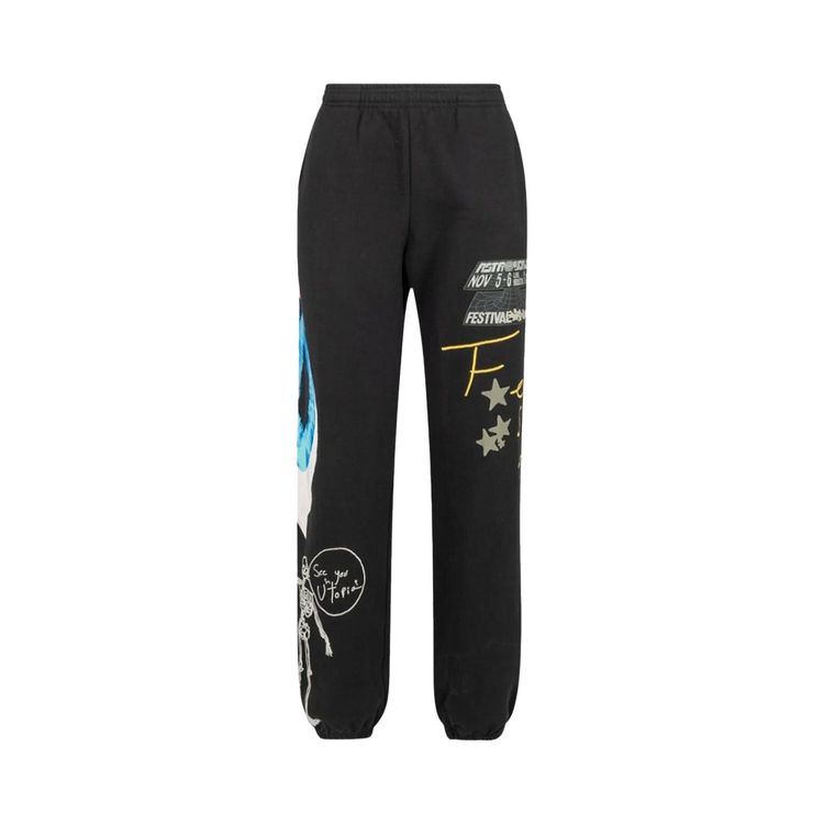 Buy Cactus Jack by Travis Scott Official Astrofest '21 Sweats 'Black ...