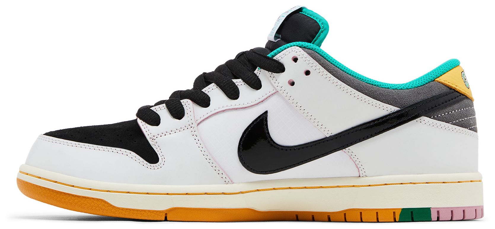 Buy CSEF x Nike Dunk Low SB 'White Clear Emerald' - HJ4132 100 | GOAT