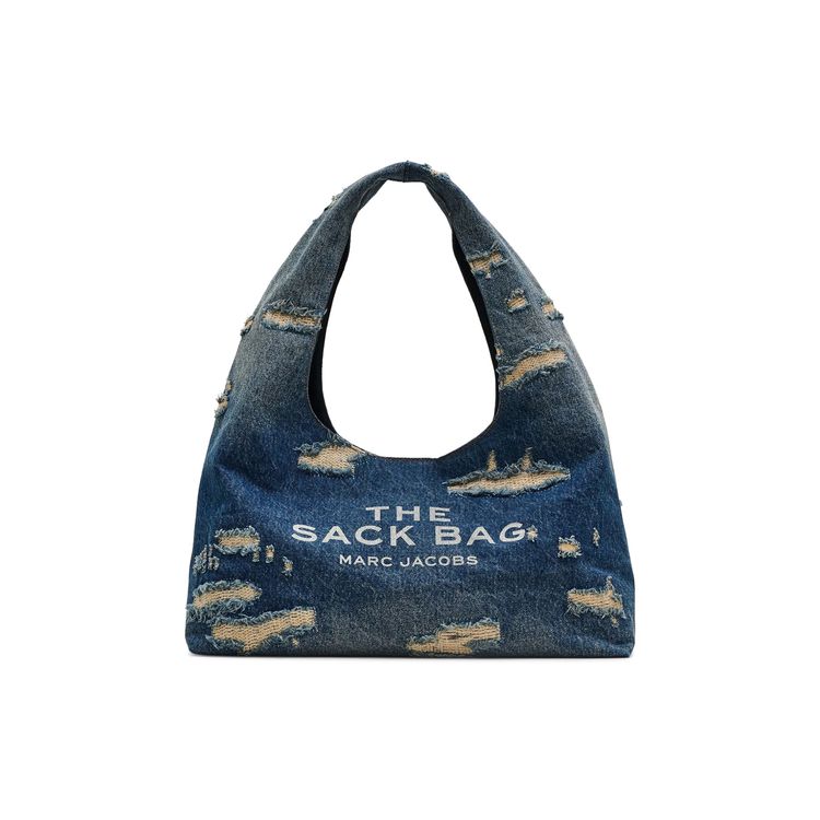 Buy Marc Jacobs Denim Sack Bag 'Punk Indigo' - 2F4HSH014H05 491 | GOAT