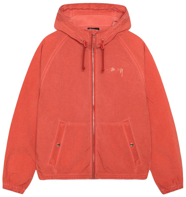 Buy Stussy Beach Shell Garment Dyed 'Red' - 115824 RED | GOAT