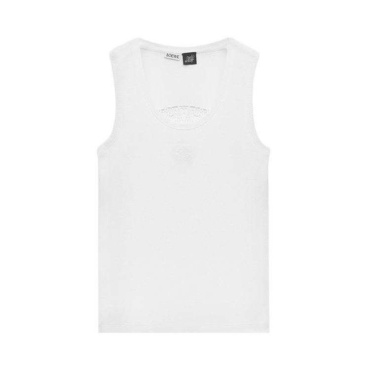 Buy Loewe Tank Top 'White' - S616Y23X48 2100 | GOAT