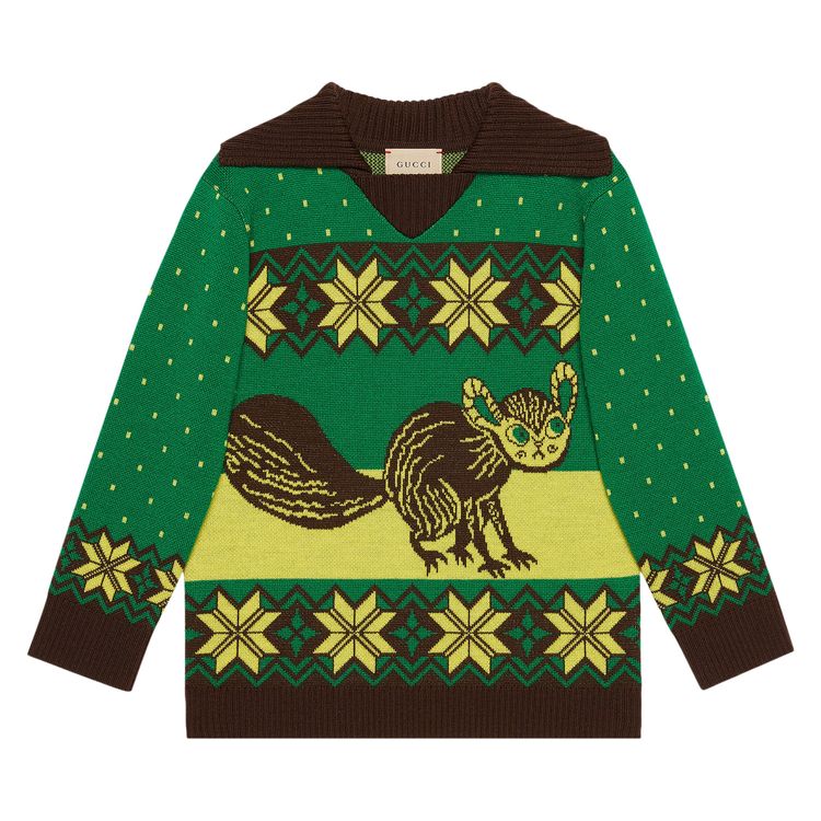 Buy Gucci x Freya Kids Hartas Animal Sweater 'Multicolor' - 653637 ...
