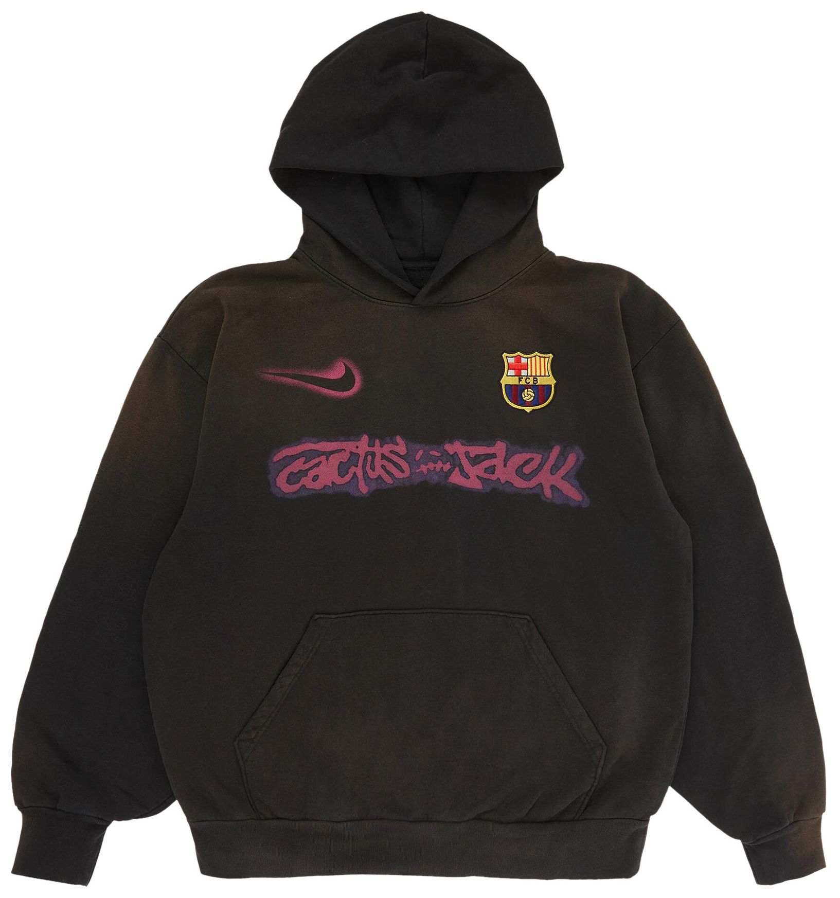 Buy Nike FC Barcelona x Cactus Jack Spray Logo Hoodie 'Blue' - FQCJ ...