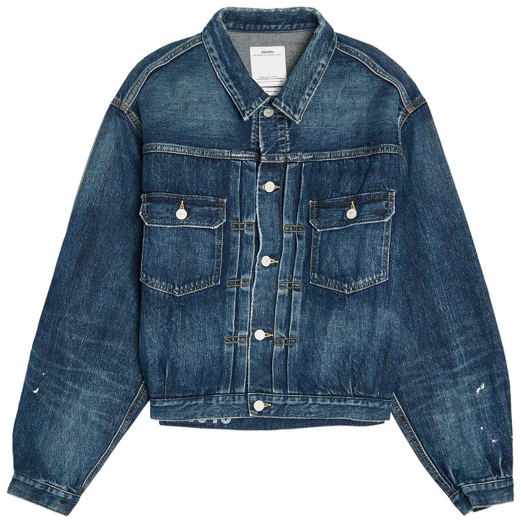 Buy Visvim Denim Jacket 'Blue' - 125105006003 DENI | GOAT
