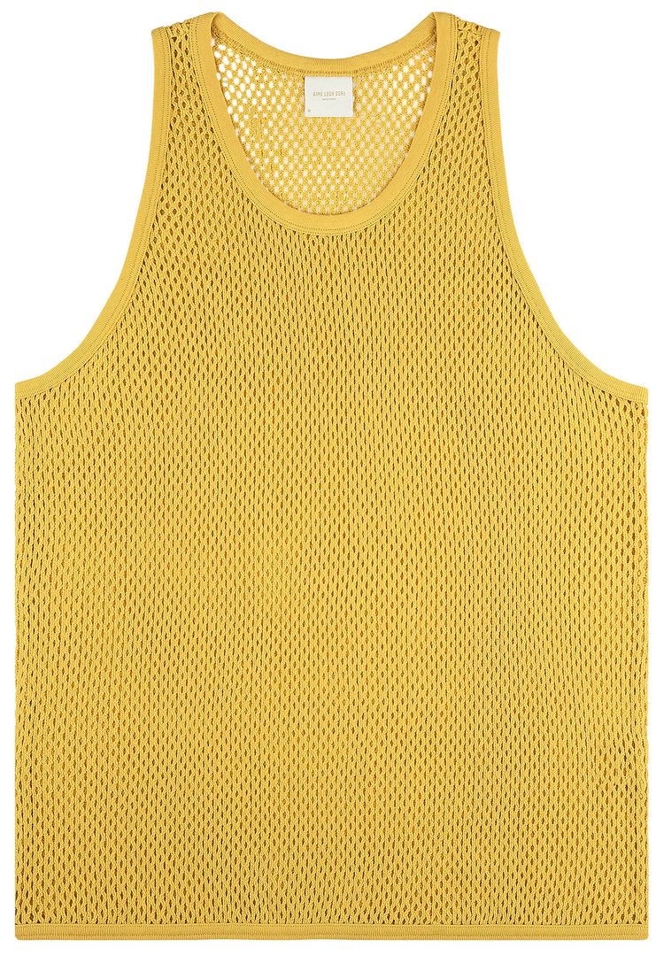 Buy Aimé Leon Dore Mesh Tank Top 'Spicy Mustard' - SS25CT026 SPIC | GOAT