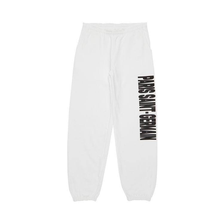Buy GOAT Exclusive Paris Saint-Germain Headline Logo Sweatpants 'White ...