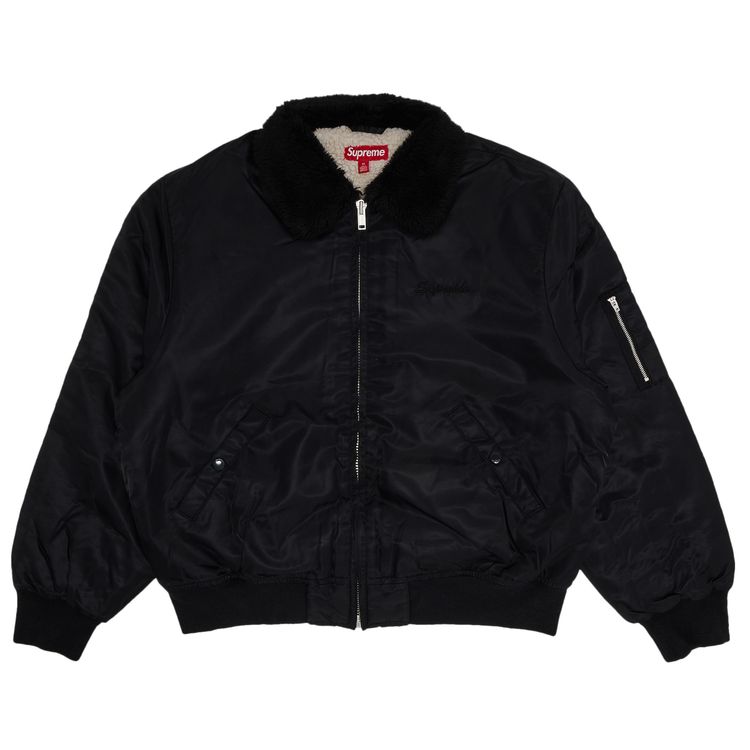Buy Supreme Aoi Nylon Bomber Jacket 'Black' - SS25J84 BLACK | GOAT