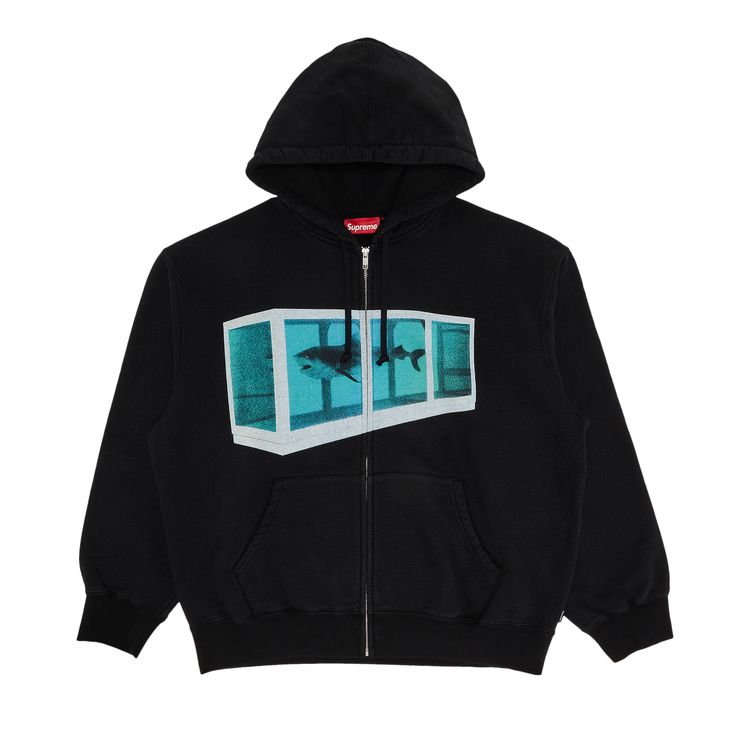 Buy Supreme x Damien Hirst Zip Up Hooded Sweatshirt 'Black' - SS25SW29 ...