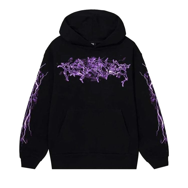 Buy Revenge Purple Lightning Anarchy Hoodie 'Black' - 12017 ...