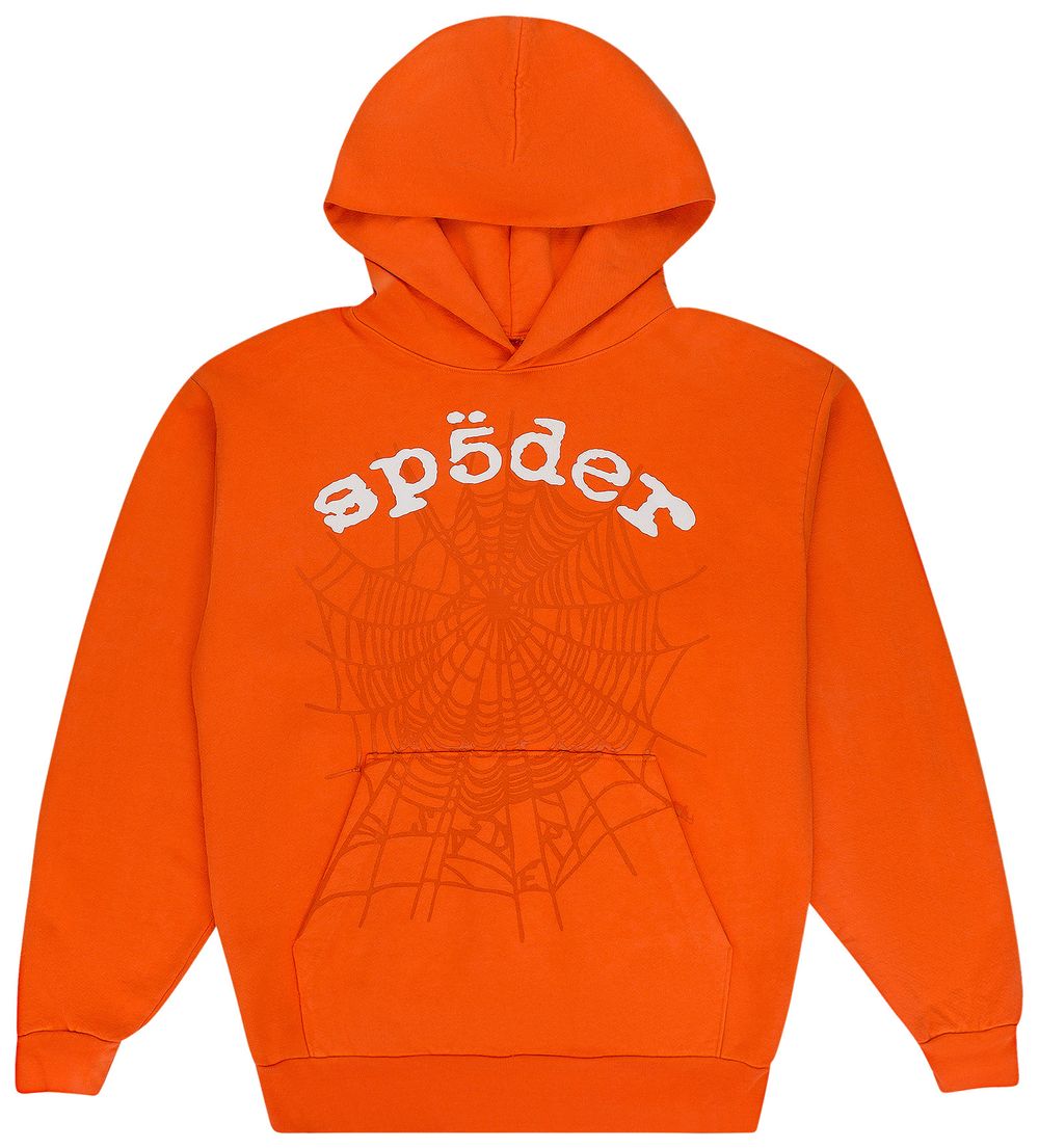 Buy Sp5der Legacy Hoodie 'Orange' - M01SS001W2OW | GOAT