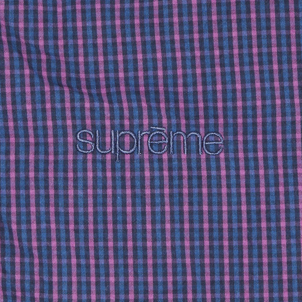 Buy Supreme Leather Collar Utility Jacket 'Blue Plaid' - SS25J79 BLUE ...