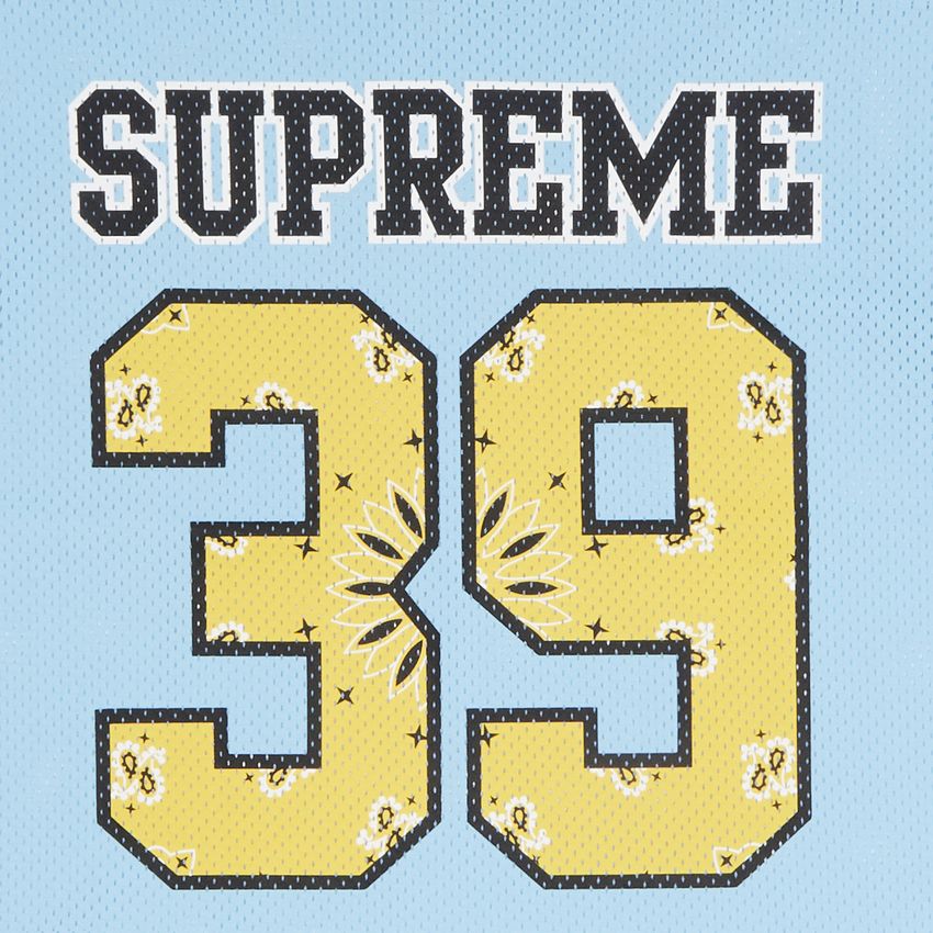 Buy Supreme Bandana Football Jersey 'Blue' - SS25KN94 BLUE | GOAT