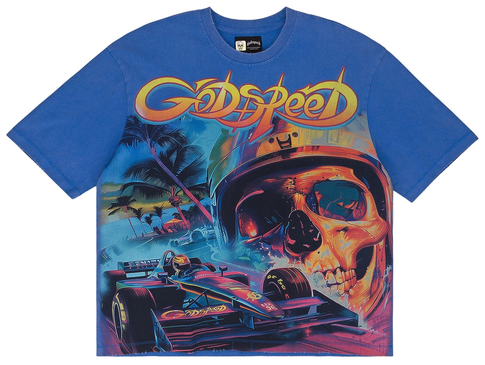 Buy Godspeed F1 Dreams T-Shirt 'Royal Blue' - 11652 10004GFDTRB ROYA | GOAT