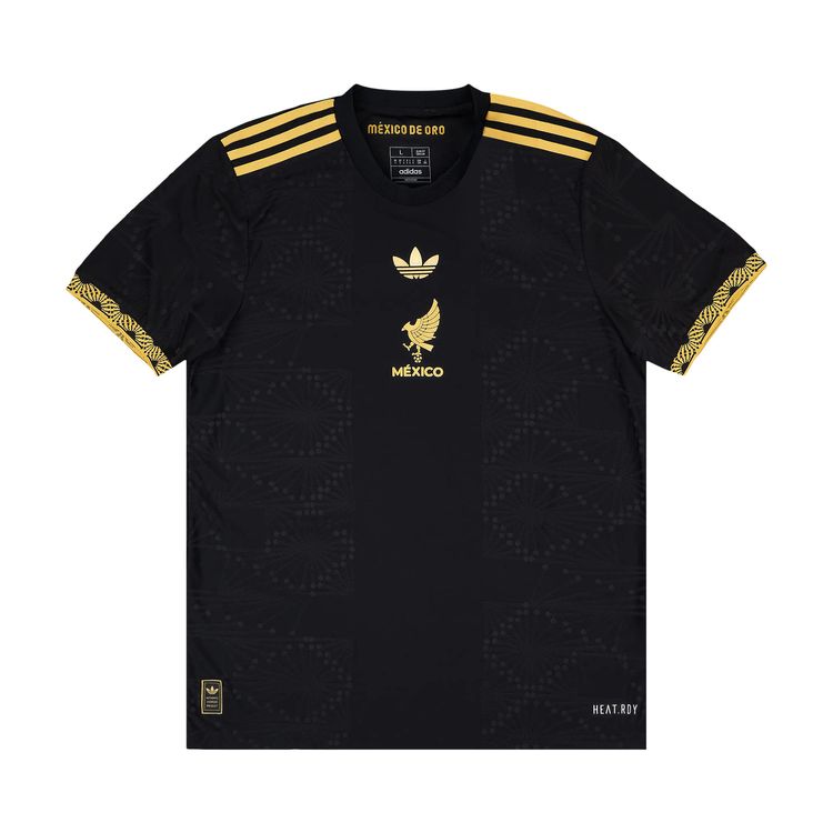 Buy adidas Mexico Gold Jersey 'Black' - JF2639 | GOAT