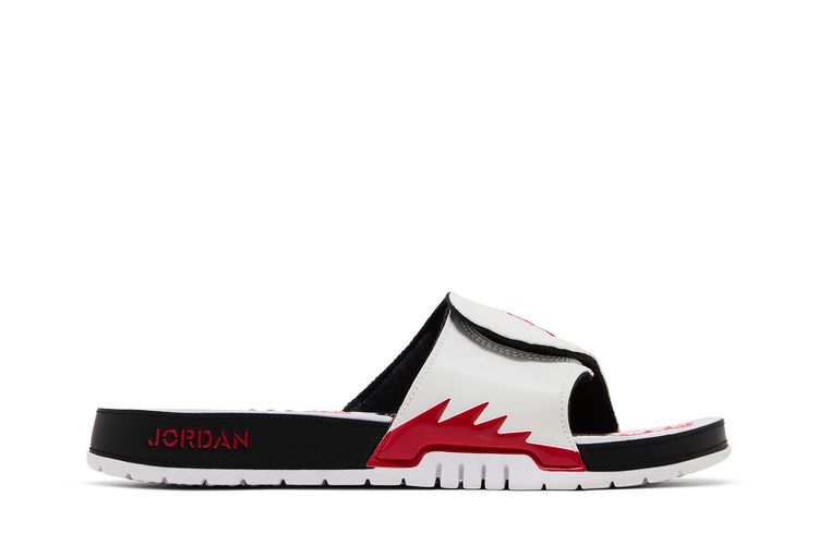 Buy Air Jordan Hydro 5 Retro Slide 'White Fire Red' - 555501 101 | GOAT