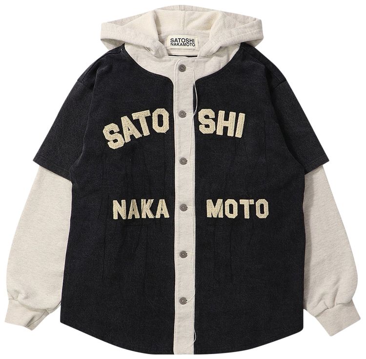 Buy Satoshi Nakamoto Knapp Ranch Baseball Hoodie 'Black/Grey ...