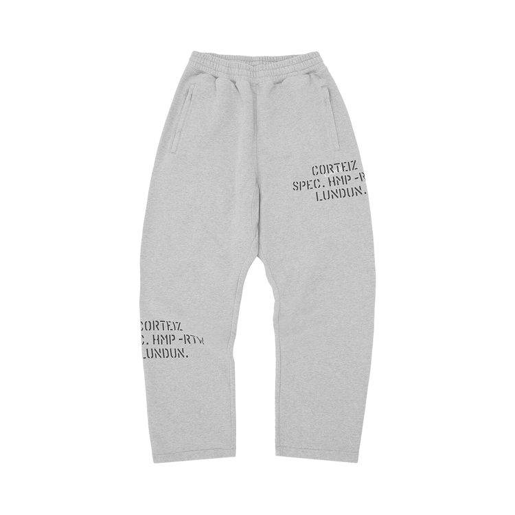 Buy Corteiz Hmp Stencil Open Hem Pant 'Light Heather' - CRTZ 1443 | GOAT